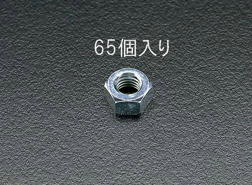 【返品種別B】□「返品種別」について詳しくはこちら□※画像は代表画像です。※お届けする商品は「M6 六角ナット(ユニクロメッキ/65個)」です。◆並目ねじ。◆六角ナットの形状分類は「1種」です。■　仕　様　■材質：鉄(ユニクロメッキ)サイズ...