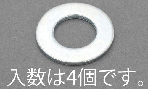 【返品種別B】□「返品種別」について詳しくはこちら□※画像は代表画像です。※お届けする商品は「M20 平ワッシャー(ISO/ユニクロ/4枚)」です。◆平ワッシャーです。■　仕　様　■材質：鉄(ユニクロメッキ)内径×外径×厚み：21×37×3...
