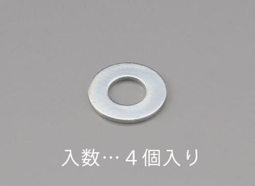 【返品種別B】□「返品種別」について詳しくはこちら□※画像は代表画像です。※お届けする商品は「M24 平ワッシャー(JIS/ユニクロ/4枚)」です。◆袋入り。■　仕　様　■材質：鉄(ユニクロメッキ)内径×外径×厚み：25.5×48×4.0m...