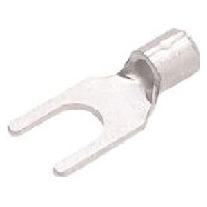 【返品種別B】□「返品種別」について詳しくはこちら□◆接触面（舌部）の取り付け穴の一方が開いており、ねじを完全に外さなくても取り付けることができる裸圧着端子です。◆軟鋼のより線、または単線の電線の接続に。■　仕　様　■先開形・単線対応タイプ...