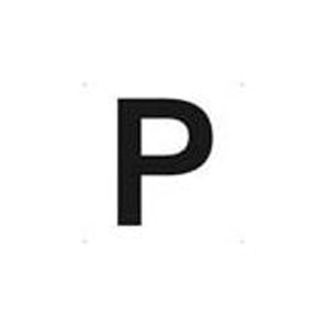 【返品種別B】□「返品種別」について詳しくはこちら□◆屋内外使用可能です。◆通り芯表示板に使用可能です。◆庫内等のゾーン分け、目印にも便利です。■　仕　様　■取付方法：ビス止め(ビス別売)厚み：1mm塩化ビニール（PVC）表示内容：英字「P...