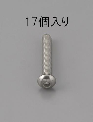 【返品種別B】□「返品種別」について詳しくはこちら□※画像は代表画像です。※お届けする商品は「M4×16mm 六角穴付鍋頭ボルト(ステンレス製/17本)」です。◆並目ねじ。◆全ねじ。■　仕　様　■材質：ステンレス(SUS XM-7/SUS3...