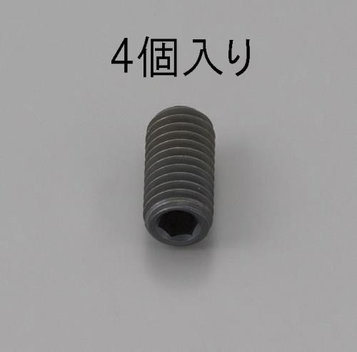 【返品種別B】□「返品種別」について詳しくはこちら□※画像は代表画像です。※お届けする商品は「M12×18mm 六角穴付止ねじ(クロメート/4本)」です。◆並目ねじ。■　仕　様　■材質：鉄(黒色クロメート)サイズ：M12×18ピッチ：1.7...