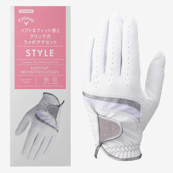 【返品種別A】□「返品種別」について詳しくはこちら□※画像はイメージです。シンプルなデザインとソフトなフィット感を求める女性ゴルファーへ向けたキャロウェイ ウィメンズNo1モデル。◆シンプルなデザインにラメラインのアクセントが人気のスタイル...