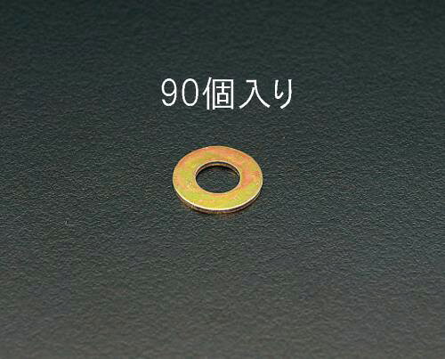 【返品種別B】□「返品種別」について詳しくはこちら□※画像は代表画像です。※お届けする商品は「M10 平ワッシャー (90個)」です。◆平ワッシャーです。■　仕　様　■材質：鉄(クロメートメッキ)内径×外径×厚み：10×22×1.6mm入数...