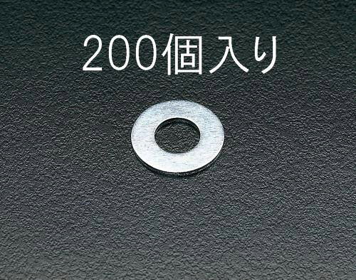 【返品種別B】□「返品種別」について詳しくはこちら□※画像は代表画像です。※お届けする商品は「M5 平ワッシャー (200個)」です。◆平ワッシャー。■　仕　様　■呼び：M5サイズ：内径5.5×外径12×厚み0.8mm材質：鉄(ユニクロメッ...