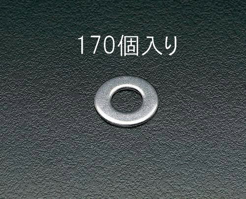 【返品種別B】□「返品種別」について詳しくはこちら□※画像は代表画像です。※お届けする商品は「M5 平ワッシャー(ステンレス製/170個)」です。◆平ワッシャー。■　仕　様　■呼び：M5サイズ(内径×外径×厚み)：5.5×12×0.8mm材...
