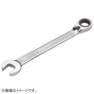 【返品種別B】□「返品種別」について詳しくはこちら□※画像は「14mm」を使用しておりますが、本製品は「17mm」になります。◆ラチェットめがね部は本締めが可能です。◆左右切替式なので、作業性に優れています。◆送り角度5°（8mmは除く）で...