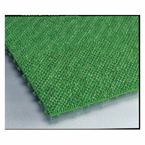 【返品種別B】□「返品種別」について詳しくはこちら□◆簡単につなげて、水はけが良くお掃除も簡単です。◆クッション性があるので、ケガの防止にも役立ちます。◆屋上・玄関・通路などに敷く人工芝。■　仕　様　■特殊配合EVA樹脂色：グリーン幅（mm...