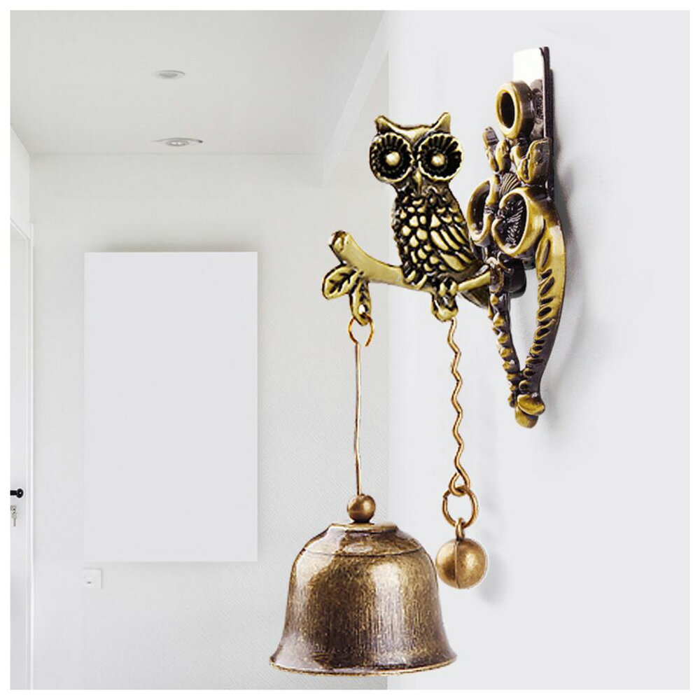 【返品種別A】□「返品種別」について詳しくはこちら□※こちらの販売ページはドアベル、フクロウとなります◆やさしい音色に癒される♪工事不要の簡単取り付け！　「ドアベル アンティーク調」が登場。◆玄関を癒しの空間にチェンジ☆玄関などのドアにつけ...