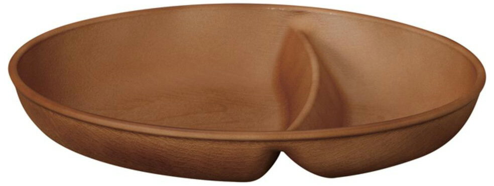 【返品種別A】□「返品種別」について詳しくはこちら□※こちらの販売ページはボウル、MBRとなります◆手軽におうちでカフェ気分♪まるで欅のような優しい木肌が“おうち時間”を美味しく彩る・・・。「木目仕切付オーバルボウル」◆いつものお料理が素敵...