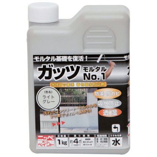 【返品種別B】□「返品種別」について詳しくはこちら□◆住宅の基礎に使われるコンクリート・モルタル用の水性フッ素系着色吸水防止剤です。◆素材の質感を活かしたまま、新築のような美しさを復活させます。◆優れた透湿性により基礎内部から染み出す水分を...