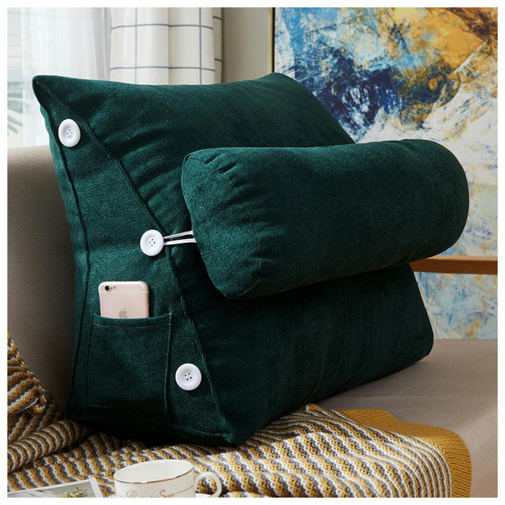 【返品種別A】□「返品種別」について詳しくはこちら□※こちらの販売ページは三角クッション、グリーンとなります◆程よい傾斜がポイント一般的な四角形や丸型と異なり、程よい角度のついた三角形タイプ。体を傾けた時に、ちょうどよくフィットする形状。◆...