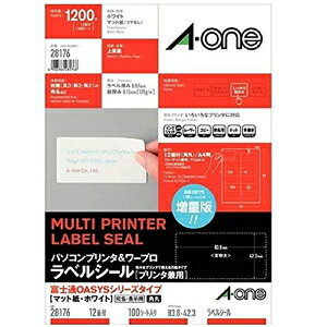 【返品種別A】□「返品種別」について詳しくはこちら□1990年07月 発売◆いろいろなプリンタで印刷できるラベルです。◆宛名用や表示用のラベルが手軽にキレイに作れます。◆多くのパソコンソフトで推奨されています。■　仕様　■入数：100シート...