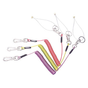 【返品種別B】□「返品種別」について詳しくはこちら□◆ポリウレタンコードにステンレスワイヤを芯材として使用し耐久性に優れています。◆コード径が細く柔軟性に優れ、コイル形状の復元がスピーディーです。◆工具の落下防止に。■　仕　様　■使用最大荷...