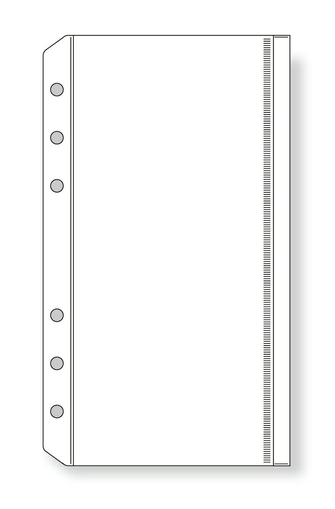 【返品種別A】□「返品種別」について詳しくはこちら□◆ファスナー付きポケット。切手や領収書等、ちょっとした小物を収納するのに便利です。■　仕　様　■サイズ：95x170mm素材：オレフィン系素材使用[WWR267]OAサプライ/OA機器＞オ...