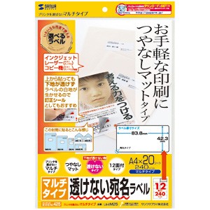 【返品種別A】□「返品種別」について詳しくはこちら□2008年11月 発売●プリンタを選ばず、マルチに使えるラベルです。インクジェットプリンタ、カラー・モノクロレーザー、カラー・モノクロコピーなどで利用できます。※インクジェットプリンタで写...