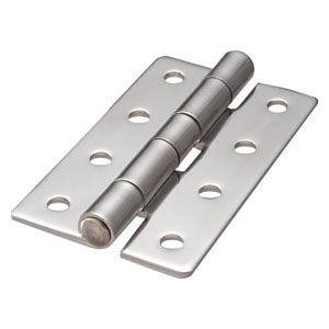 【返品種別B】□「返品種別」について詳しくはこちら□◆ステンレス製平型蝶番■　仕　様　■表面処理:鏡面バフ研磨仕上げ取付方法:木ねじ（別売）ステンレス（SUS304）[TLS100B]アウトドア＞DIY・工具＞生産加工用品＞機械部品