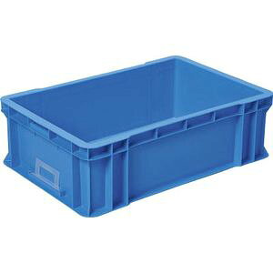 【返品種別B】□「返品種別」について詳しくはこちら□◆JIS　T-11包装モジュールに適合する輸送効率の良いコンテナです。◆両面にカード差しが付いています。■　仕　様　■ポリプロピレン（PP）容量（L）：43色：ブルー外形寸法（mm）間口×...