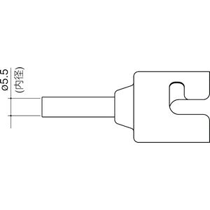 【返品種別B】□「返品種別」について詳しくはこちら□◆工具なしで簡単脱着が可能です。■　仕　様　■適合ステーション機器：FR810内径（mm）：φ5.5質量：24.2g[N5103]アウトドア＞DIY・工具＞電子機器＞はんだ用品