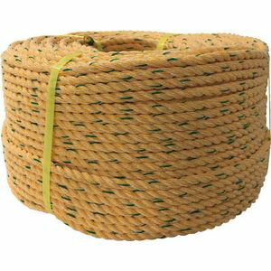 【返品種別B】□「返品種別」について詳しくはこちら□◆強力なポリエチレンの特性を生かし作業性をアップさせる為にエステル糸を混ぜ、軽量・強力・作業性が良いロープです。◆一般作業などの各種結束など。■　仕　様　■ポリエチレン、ポリエステル混撚色...