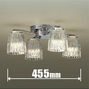 【返品種別A】□「返品種別」について詳しくはこちら□メーカー保証期間 3年◆厚みのあるクリアガラスが生み出す、美しいきらめきの光◆AC100V◆光源寿命40000時間◆調光器併用不可■　仕　様　■畳数の目安：〜4.5畳素材：鋼板・鋼管（クロ...