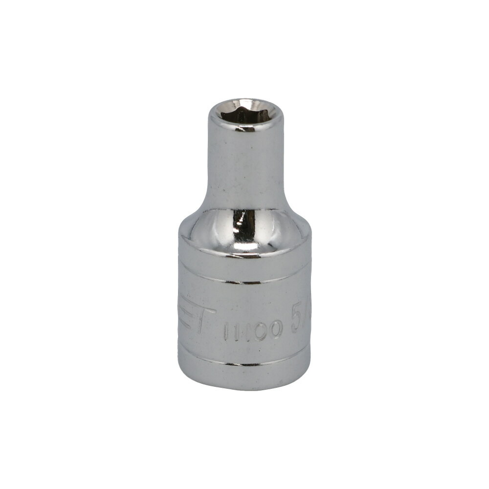 【返品種別B】□「返品種別」について詳しくはこちら□◆ミラー仕上げのメッキが美しいスタンダードソケット。◆ボルト・ナットを傷めにくい面接触タイプ。◆六角タイプ。■　仕　様　■差込角(”SQ)：1/4サイズ：5/32全長(L：mm)：24.5...