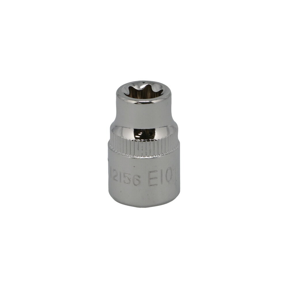 【返品種別B】□「返品種別」について詳しくはこちら□◆ミラー仕上げのメッキが美しいE型ヘクスローブソケット。■　仕　様　■差込角(”SQ)：3/8サイズ：E10内径寸法(mm)：9.42対応ねじサイズ(mm)：M8全長(L：mm)：26先端...