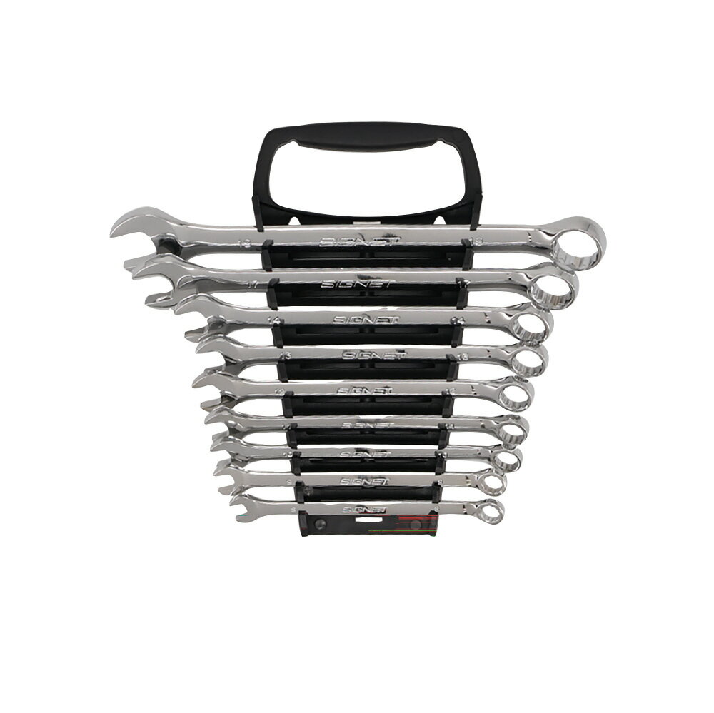 【返品種別B】□「返品種別」について詳しくはこちら□◆ミラー仕上げのメッキが美しいコンビネーションレンチセット。◆壁掛・持ち運び兼用ホルダー付き。■　仕　様　■セット内容：コンビレンチ：8・9・10・11・12・13・14・17・19mm(...