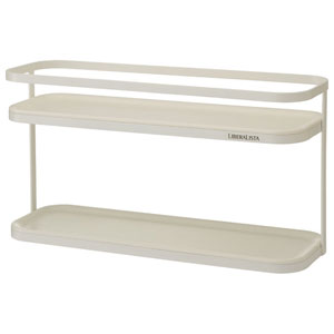 【返品種別A】□「返品種別」について詳しくはこちら□◆調味料などをまとめて整理できる収納ラック◆一段につき、レギュラーなら3個・スリム3個＆レギュラー1個がぴったりサイズです。■　仕　様　■サイズ(約)：幅35.3×奥行11.6×高さ18....