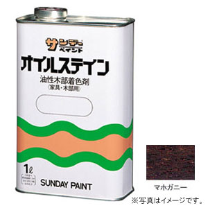 【返品種別B】□「返品種別」について詳しくはこちら□◆高濃度で着色効果が優れている◆塗りやすく、しかも乾きが速い。◆木目を生かして美しく着色できます。■　仕　様　■サイズ：縦65×横195×高さ120mm容量：1L[24332]サンデーペイ...