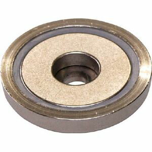 【返品種別B】□「返品種別」について詳しくはこちら□◆磁石の中で最強の磁場をもちます。◆センサー、機構品の吸着用。■　仕　様　■マグネット:ネオジム磁石キャップ:スチール表面磁束密度（T）：-吸着力（N）：362.6外径（mm）：42厚み（...