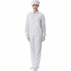 【返品種別B】□「返品種別」について詳しくはこちら□※クリーンパックではありません。◆コストパフォーマンスを追及したシンプルな仕様です。◆異物混入防止に効果的です。◆綿混ユニフォームよりも耐久性があります。◆半導体・液晶パネル・電子部品・印...