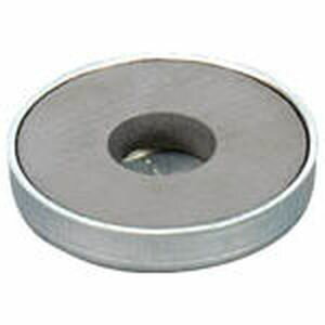 【返品種別B】□「返品種別」について詳しくはこちら□◆キャップ付なので、磁石単体より3〜11倍吸着力が上がります。◆RoHS対応品です。◆吸着用。■　仕　様　■マグネット:フェライト磁石キャップ:スチール表面磁束密度（T）：0.1吸着力（N...