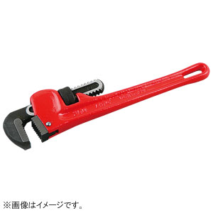 【返品種別B】□「返品種別」について詳しくはこちら□※画像はイメージです。◆くわえ部はよくかみ付く歯形で、熱処理を施しています。◆ガス・水道管（白管）などの締め付け、解体作業に。■　仕　様　■くわえられる管呼び寸法：〜40Aくわえられる管外...