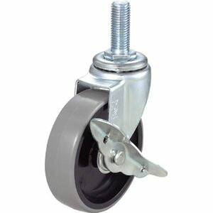 【返品種別B】□「返品種別」について詳しくはこちら□◆耐油性に優れています。◆床面を汚しません。■　仕　様　■ねじ込み式自在式（ストッパー付）金具:スチール金具表面処理:三価ユニクロ仕上げ車輪:ナイロンホイールウレタン許容荷重（daN）：7...