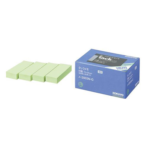 【返品種別A】□「返品種別」について詳しくはこちら□◆大量用途向けの超徳用タイプです。◆「タテ・ヨコ寸法」のヨコ側が粘着部分になっています。■　仕　様　■サイズ：タテ74×ヨコ25mm枚数：100枚×20本入り紙質：色特殊紙[メ2003NG...