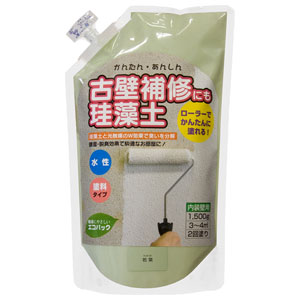 【返品種別B】□「返品種別」について詳しくはこちら□※この商品は石綿(アスベスト)を含んでおりません。※アクドメールの下塗りが必要です。◆古い塗り壁やビニール壁紙にローラーで塗れる珪藻土壁材◆珪藻土と光触媒のW効果で臭いを分解◆塗料タイプ◆...