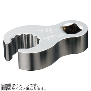 【返品種別B】□「返品種別」について詳しくはこちら□◆くびれ形状の採用により、9.5sq.では難しかった狭所作業が可能。特に配管が狭い間隔で並ぶ二輪車ABSに最適です。◆口径部は応力の集中を防ぐことでボルト・ナットのエッジを傷めにくくし、よ...