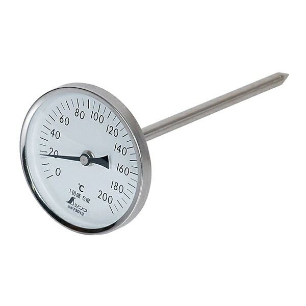 【返品種別B】□「返品種別」について詳しくはこちら□◆見やすくて大きな目盛板です。◆サビに強いステンレス製です。◆広い温度範囲なので様々な用途に使えます。■　仕　様　■精度：±5℃測定範囲：0〜200℃1目盛：5℃本体サイズ：φ83×215...