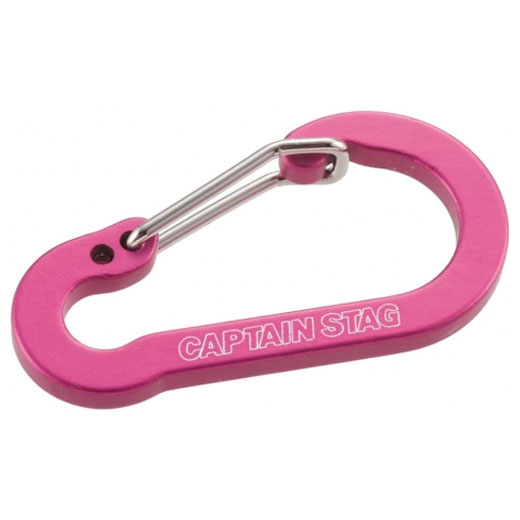 【返品種別A】□「返品種別」について詳しくはこちら□◆フラットカラビナ＜S＞(ピンク)■　仕　様　■サイズ(約)：2.5×5cm重量(約)：5g材質：アルミニウム合金[UM1855キヤプテンスタツグ]キャプテンスタッグアウトドア＞アウトドア...