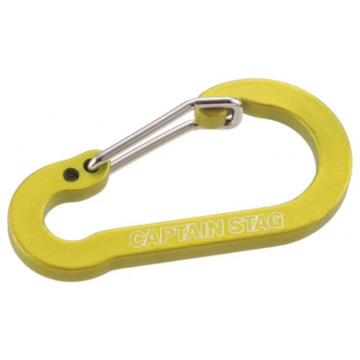 【返品種別A】□「返品種別」について詳しくはこちら□◆フラットカラビナ＜S＞(グリーン)■　仕　様　■サイズ(約)：2.5×5cm重量(約)：5g材質：アルミニウム合金[UM1857キヤプテンスタツグ]キャプテンスタッグアウトドア＞アウトド...