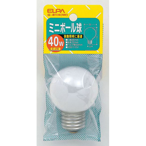 【返品種別A】□「返品種別」について詳しくはこちら□◆室内装飾照明、店舗ディスプレイなどに適しています。◆住宅・店舗・ホテルなどのムード照明、装飾照明などに幅広く使用できます。■　仕　様　■口金：E26消費電力：40W寿命：約1500時間寸...