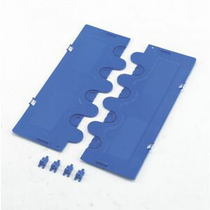 【返品種別B】□「返品種別」について詳しくはこちら□◆シボ加工を設けているので、ラベルを貼ることができ、ラベルののりを残すことなくはがせます。◆コンテナ内に収納したままコンテナを重ねる場合にご利用ください。■　仕　様　■色：ダークブルー外形...