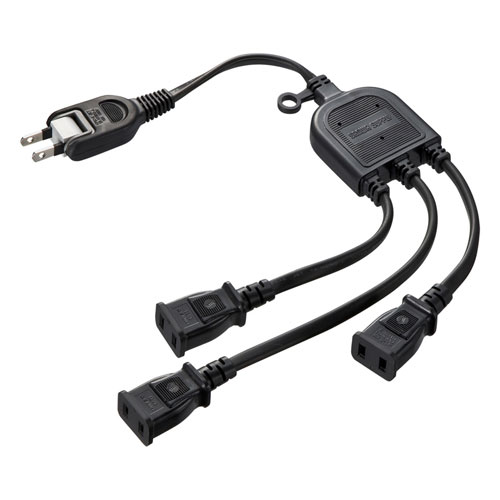 【返品種別A】□「返品種別」について詳しくはこちら□2013年07月 発売◆他の差込口をふさがないため、ACアダプタ使用時に無駄なく設置できる3分岐タイプの電源延長コードです。◆安全な二重被ふくコードです。◆恐ろしいコンセント火災を予防する...