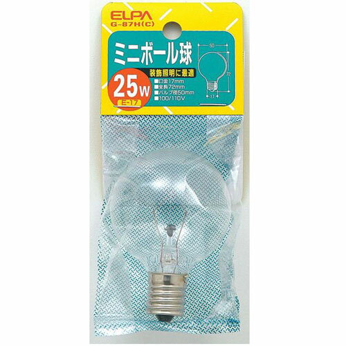 【返品種別A】□「返品種別」について詳しくはこちら□◆ミニボール球G50◆室内装飾照明、店舗ディスプレイなどに適しています。◆住宅・店舗・ホテルなどのムード照明、装飾照明などに幅広く使用できます。■　仕　様　■カラー：クリア口金：E17消費...