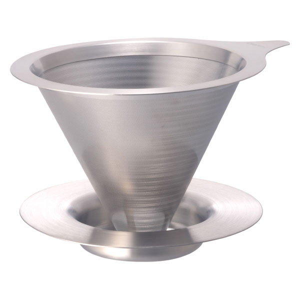 【返品種別A】□「返品種別」について詳しくはこちら□2019年03月 発売◆オールステンレス製のダブルメッシュフィルターのドリッパー。◆細かいエッチング加工を施したメッシュフィルターを二重に重ねたドリッパーです。◆ペーパーフィルターでドリッ...