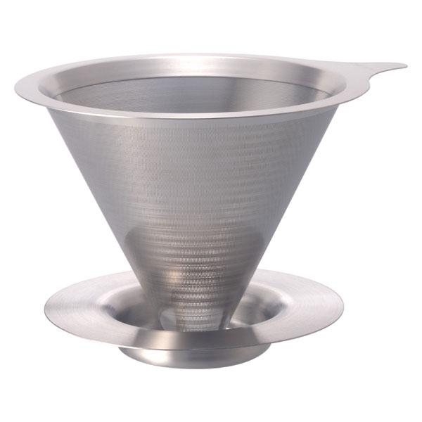 【返品種別A】□「返品種別」について詳しくはこちら□2019年03月 発売◆オールステンレス製のダブルメッシュフィルターのドリッパー。◆細かいエッチング加工を施したメッシュフィルターを二重に重ねたドリッパーです。◆ペーパーフィルターでドリッ...