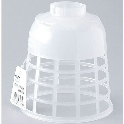 【返品種別A】□「返品種別」について詳しくはこちら□◆ホワイトのポリガード■　仕　様　■電球100Wまで材質：ポリプロピレンつりがねタイプカラー：ホワイト[PG1W]ELPA生活家電＞照明＞関連商品＞その他