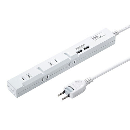 【返品種別A】□「返品種別」について詳しくはこちら□2019年02月 発売◆上面＆側面交互差し込み口レイアウトでACアダプタ接続に便利なスリムタイプの電源タップです。◆特殊差し込み口形状採用でアースピン付きの3Pプラグが差し込めます。◆US...